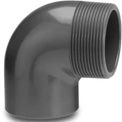 PVC Elbow 90 Degrees 20mm x 3/4" BSP mALE – Evolutions Irrigation