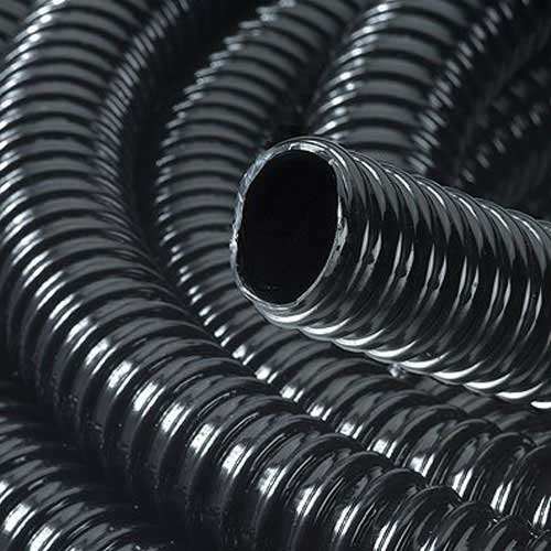 Black Ribbed Pond Pipe 19mm I/D 30 Metre Roll – Evolutions Irrigation